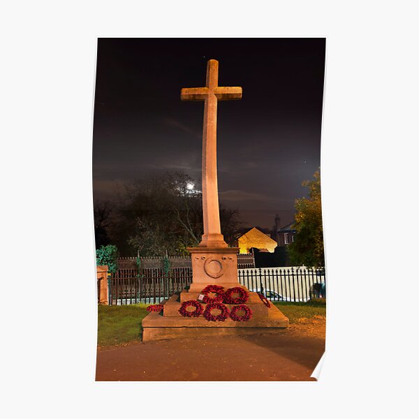 "The Cross at Night: The Old Rugged Cross" Poster by DonDavisUK | Redbubble