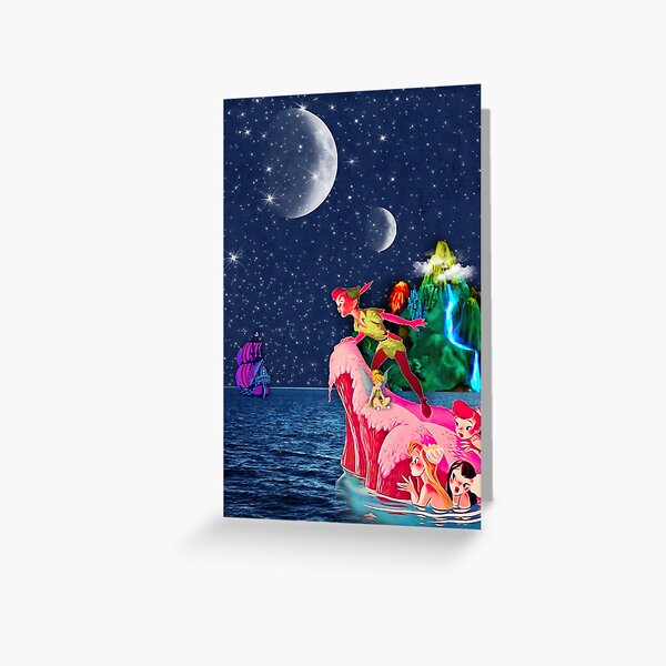 "PETER PAN AND THE SIRENS" Greeting Card by rosyscrap75 | Redbubble