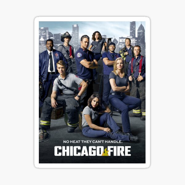 "Chicago Fire" Sticker for Sale by leahgrace7 | Redbubble