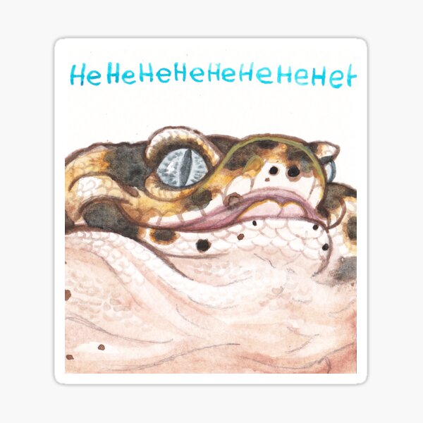 "HEHEHEHE" Sticker for Sale by ChewyBitArt | Redbubble
