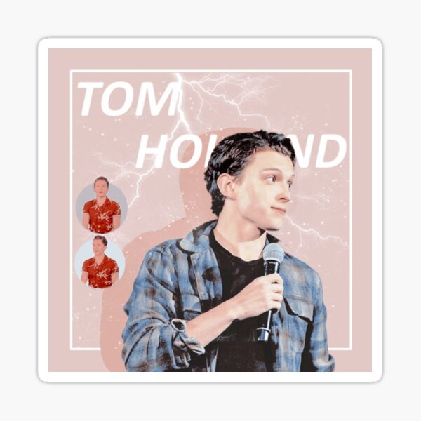 "Tom Holland " Sticker for Sale by xxmultifxndomx | Redbubble
