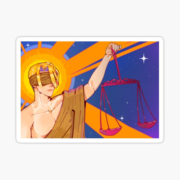 "Dimitri as Justice" Sticker by u-orokku | Redbubble