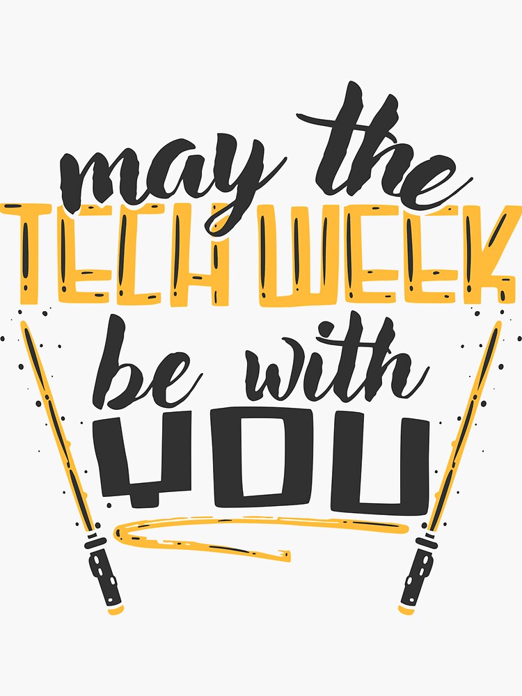 "Theater Tech Week" Sticker by Betsytiptoe | Redbubble