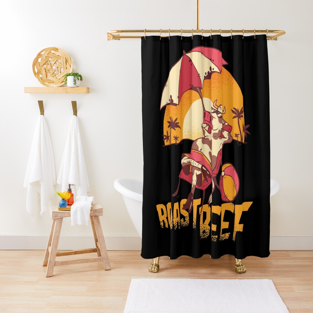 "Roast beef" Shower Curtain for Sale by emphatic | Redbubble