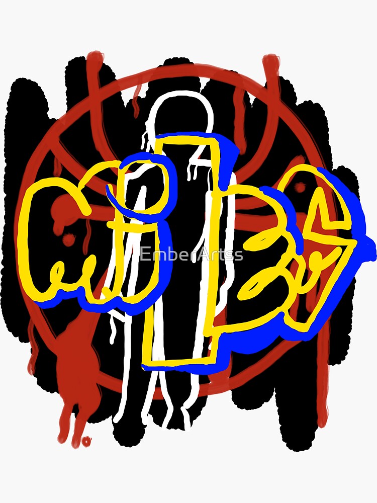 "Hello My Name Is Miles" Sticker for Sale by EmberArtss | Redbubble