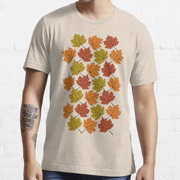 "Maple Leaves Pattern" T-shirt for Sale by lents | Redbubble | maple t ...