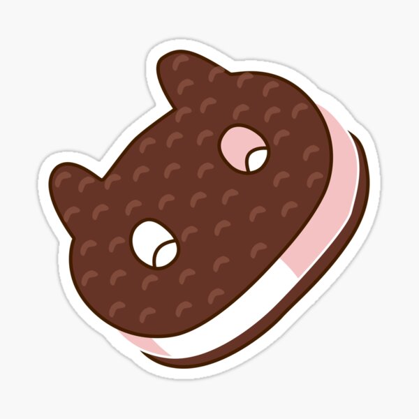 Cookie Cat Stickers | Redbubble