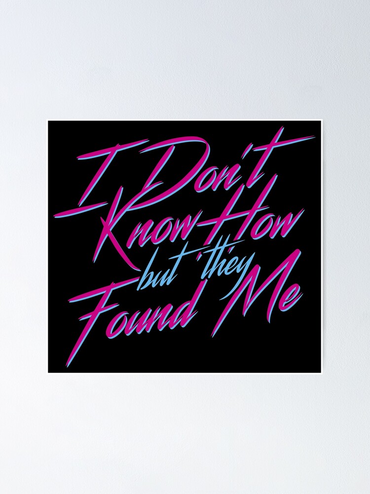 "IDK RETRO" Poster by AndyStranger | Redbubble