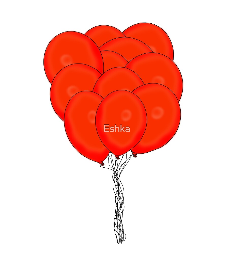 "Many red balls" by Eshka | Redbubble