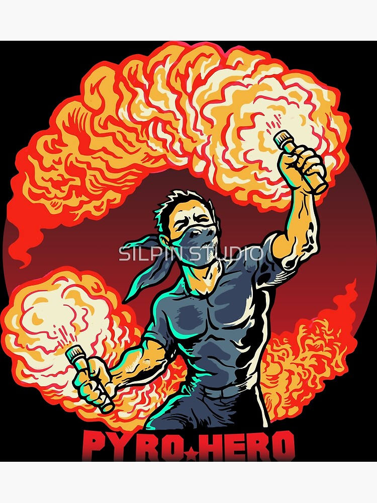 "Pyro Hero Ultras" Poster by agungmalang | Redbubble