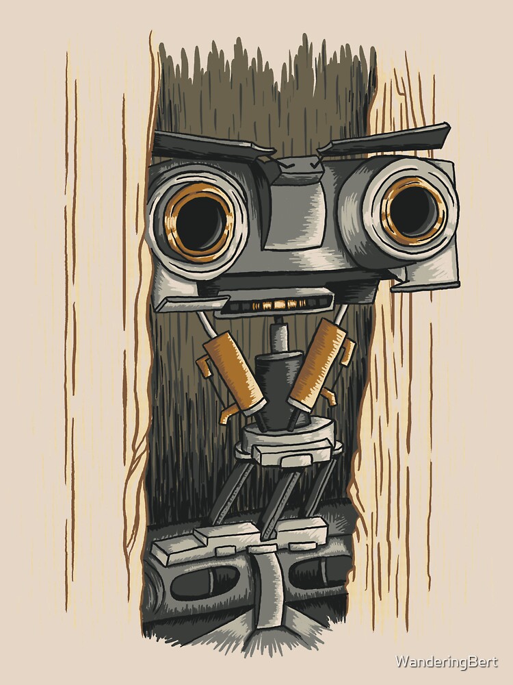 "Here's Johnny 5" T-shirt for Sale by WanderingBert | Redbubble | pop ...