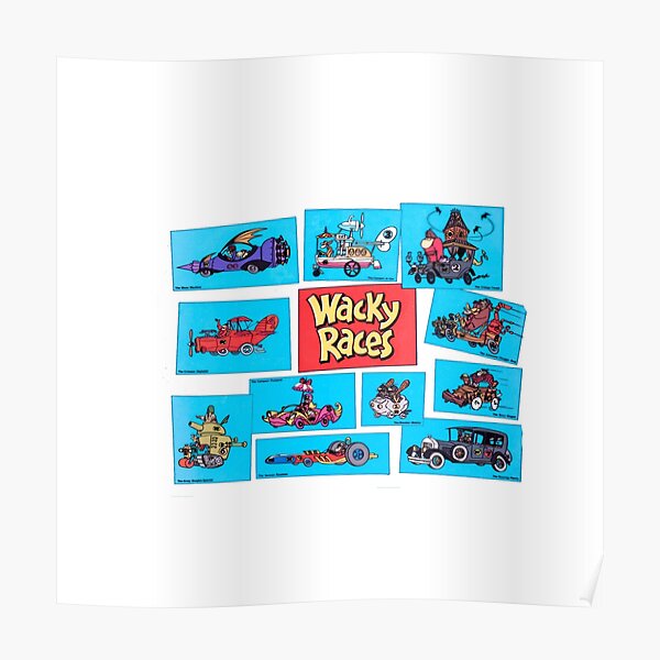 Wacky Races Posters | Redbubble
