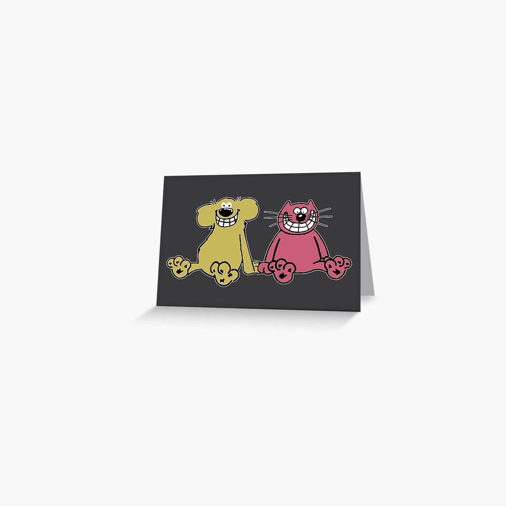 "Roobarb and Custard" Greeting Card for Sale by retro-typo | Redbubble