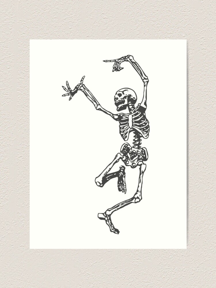 "Skeleton Dance" Art Print for Sale by nellie13 | Redbubble