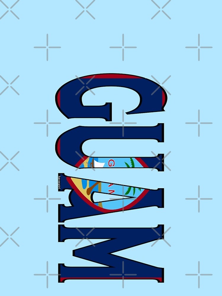 "Guam Font with Guamanian Flag" iPhone Case for Sale by Havocgirl ...