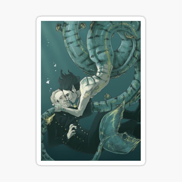 "Drowning" Sticker by ladynorthstar | Redbubble