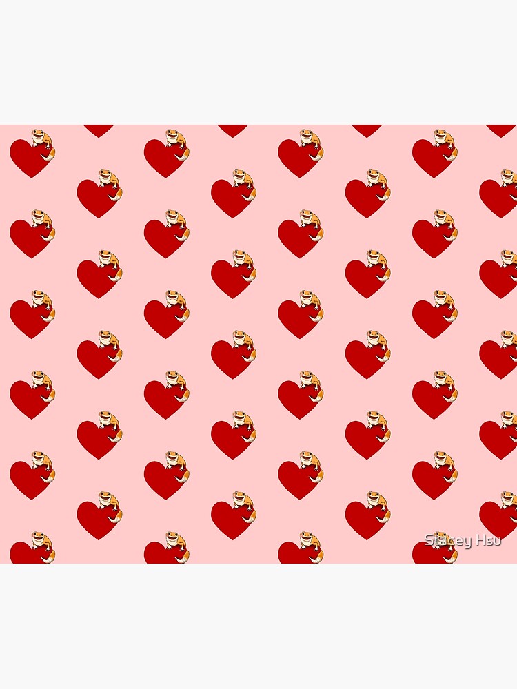 "Leopard Gecko on Red Heart, Leopard Gecko Lover, Leopard Gecko Licking ...