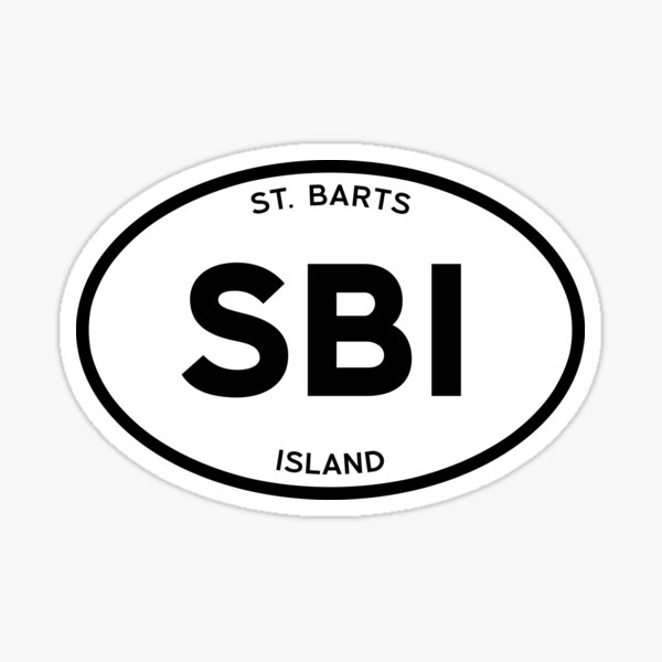 St Barts Stickers | Redbubble