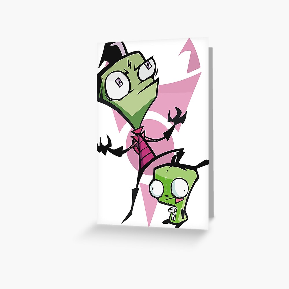 "Invader Zim Gir Irken Logo " Greeting Card for Sale by lovostore ...