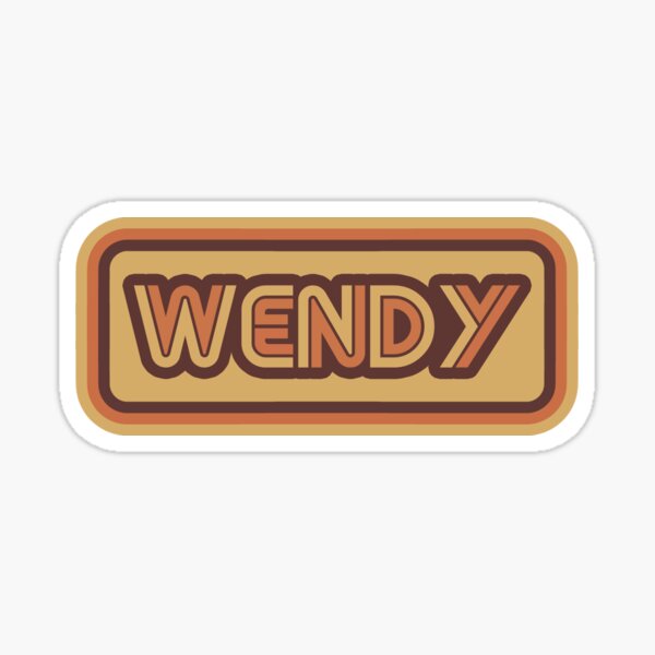 "Wendy's 70s Vintage Apartment Stripes" Sticker for Sale by ...