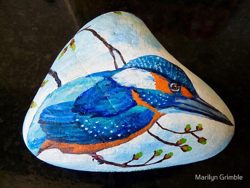 "ROCK PAINTING" by Marilyn Grimble | Redbubble