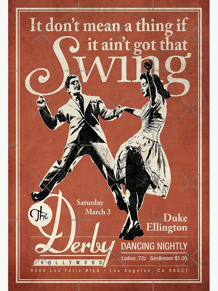 The Derby - Swing Dancing Premium Matte Vertical Poster sold by Tim ...