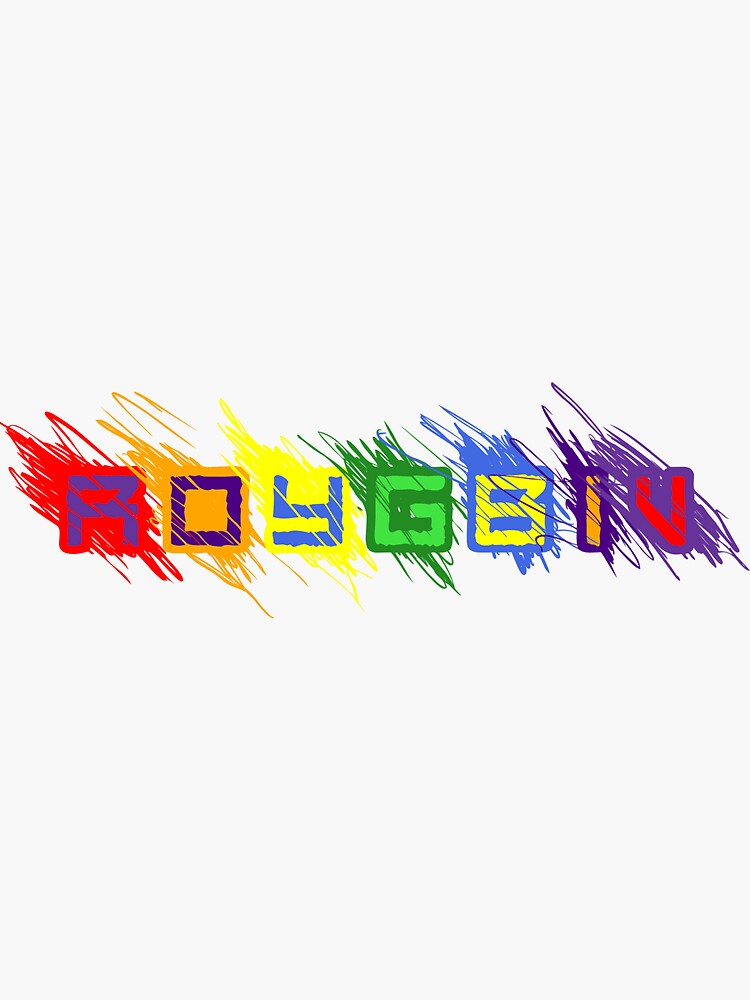 "ROYGBIV Rainbow Color Spectrum Easy Learning Acronym Design print ...