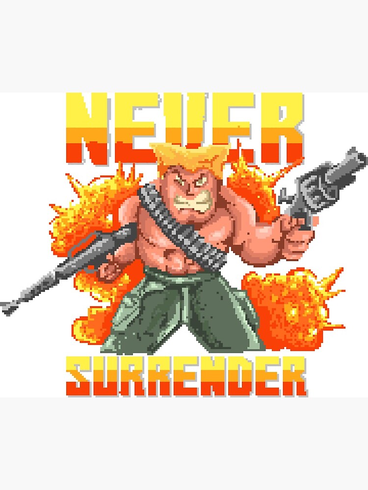 "Never Surrender, Soldier, Rambo, Hero, Retro, Pixel Art, Old School ...