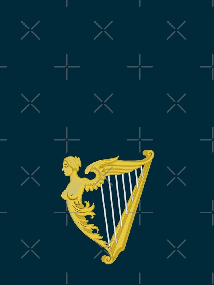 "Coat of arms Kingdom of Ireland Celtic Harp Or gold harp with silver ...