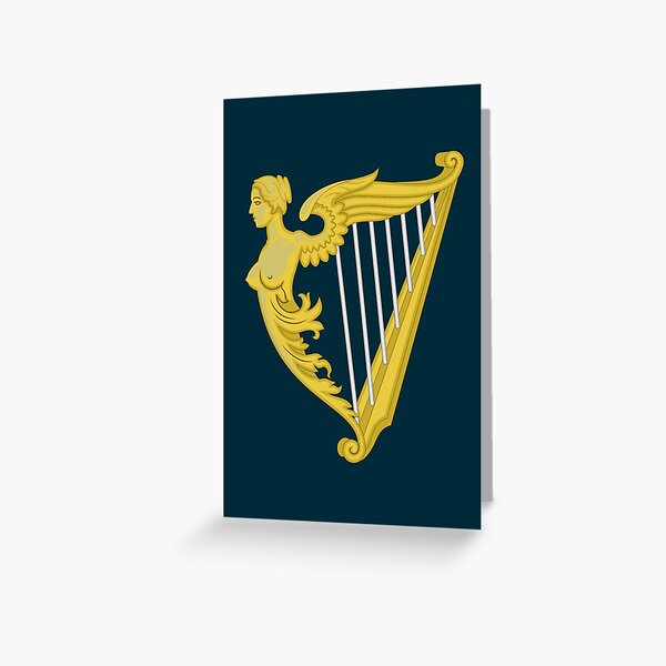 "Coat of arms Kingdom of Ireland Celtic Harp Or gold harp with silver ...
