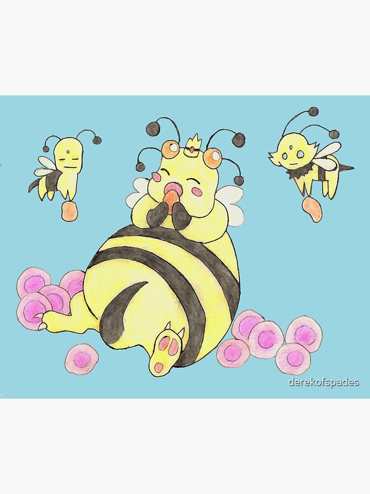 "Big Fat Bee-Ling Queen" Poster by derekofspades | Redbubble