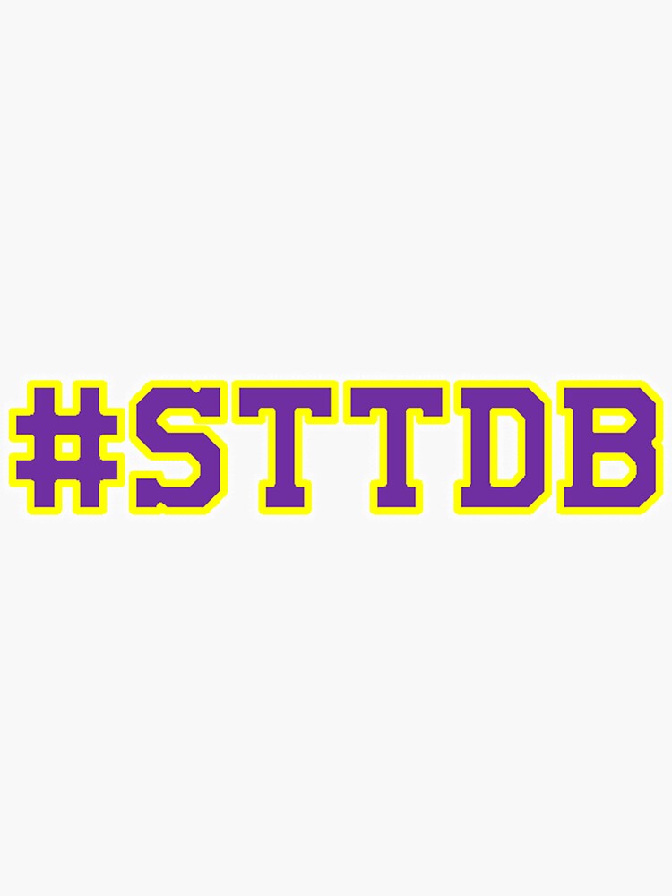 "#STTDB" Sticker for Sale by teteel | Redbubble