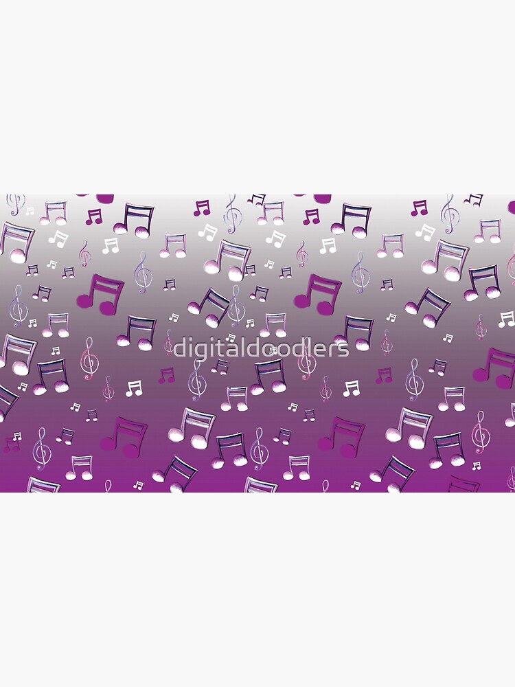 "Purple Notes" Poster by digitaldoodlers | Redbubble