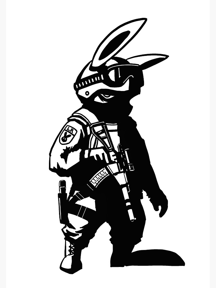 "Special Forces Rabbit" Poster for Sale by Perentie | Redbubble