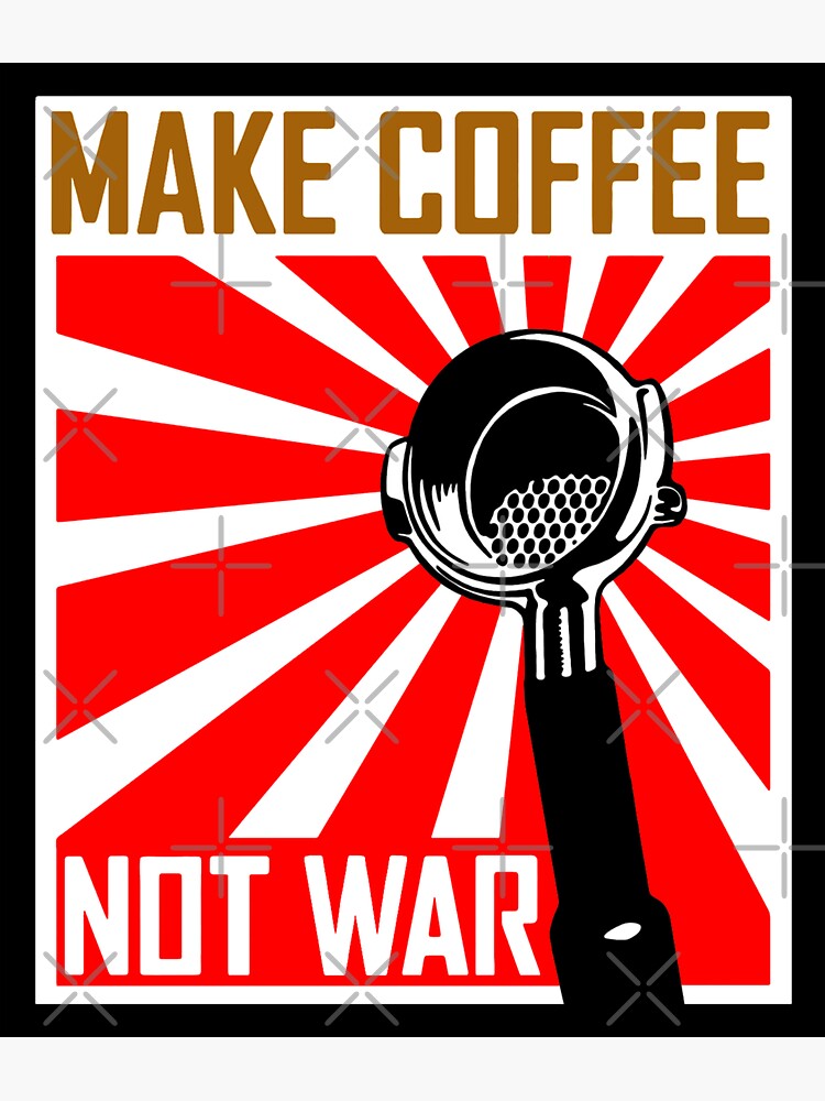"Japanese Propaganda Coffee Poster" Sticker for Sale by murakamisstudio ...