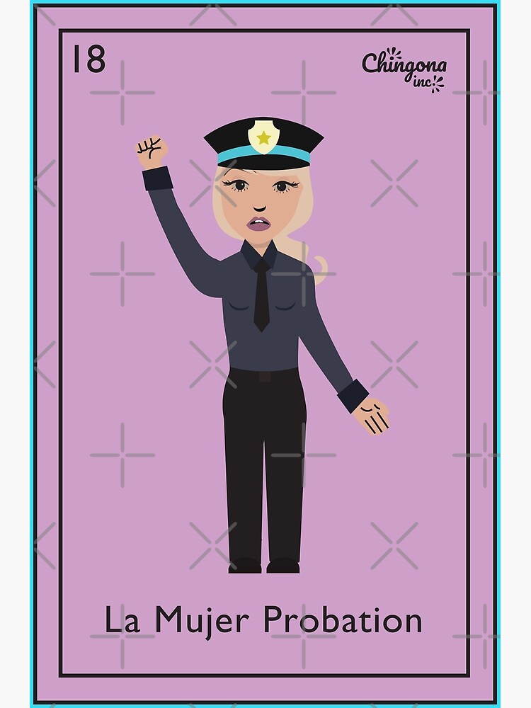 "La Mujer Probation" Poster by vosio | Redbubble