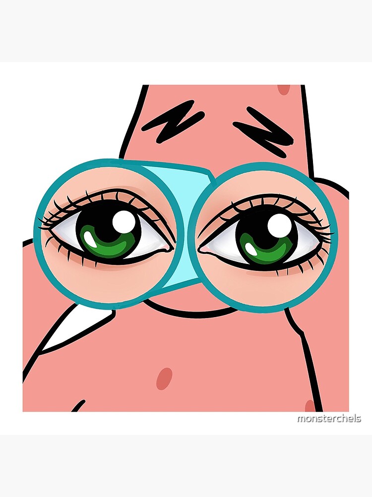 ":Eyes: Patrick" Throw Pillow for Sale by monsterchels | Redbubble