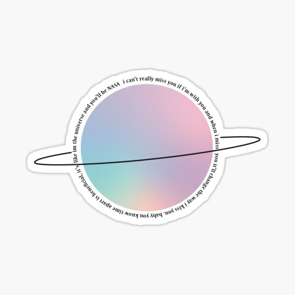 "NASA rainbow planet" Sticker for Sale by eliza363 | Redbubble
