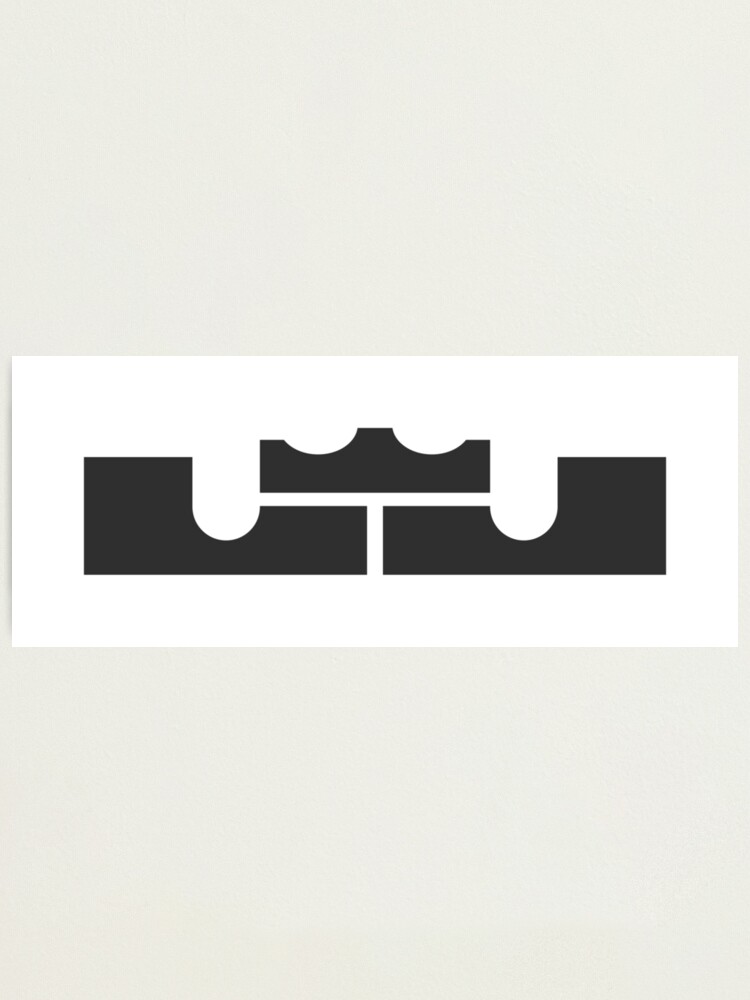 "Lebron James Logo" Photographic Print for Sale by elizaldesigns ...