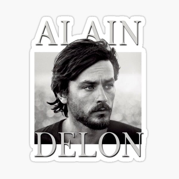 Sticker « alain delon acteur français », par tiquismiquis | Redbubble