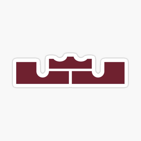 "Lebron James Logo" Sticker for Sale by elizaldesigns | Redbubble