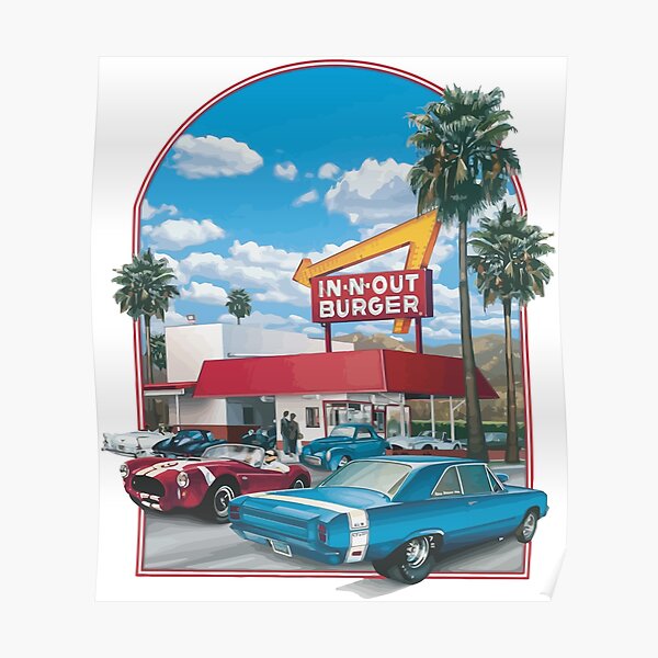 In N Out Posters | Redbubble