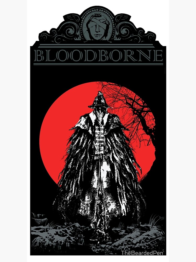 "Bloodborne " Canvas Print by TheBeardedPen | Redbubble