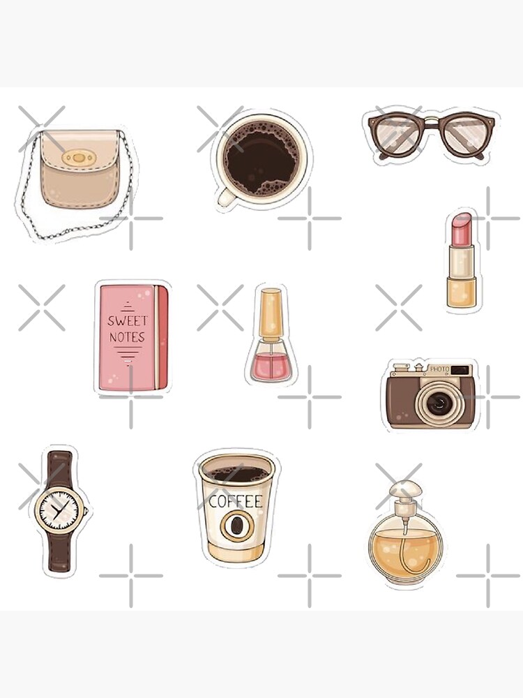 "Tumblr Trendy Sticker Pack" Sticker for Sale by shannondunnx | Redbubble