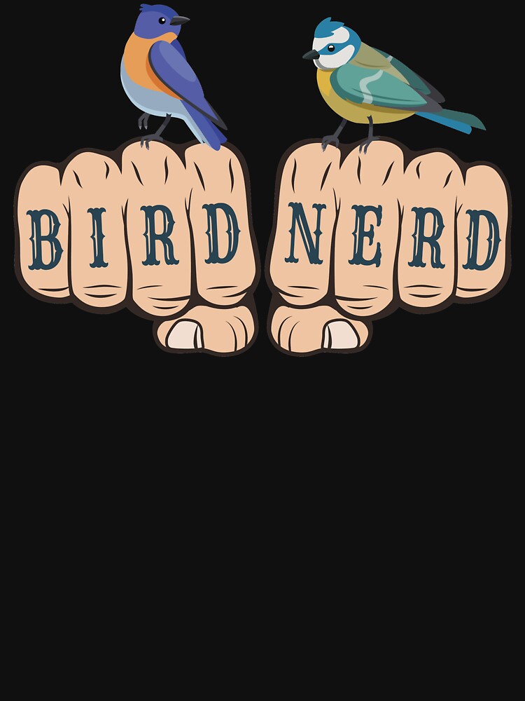 "Bird Nerd" T-shirt by SQWEAR | Redbubble | bird nerd t-shirts ...