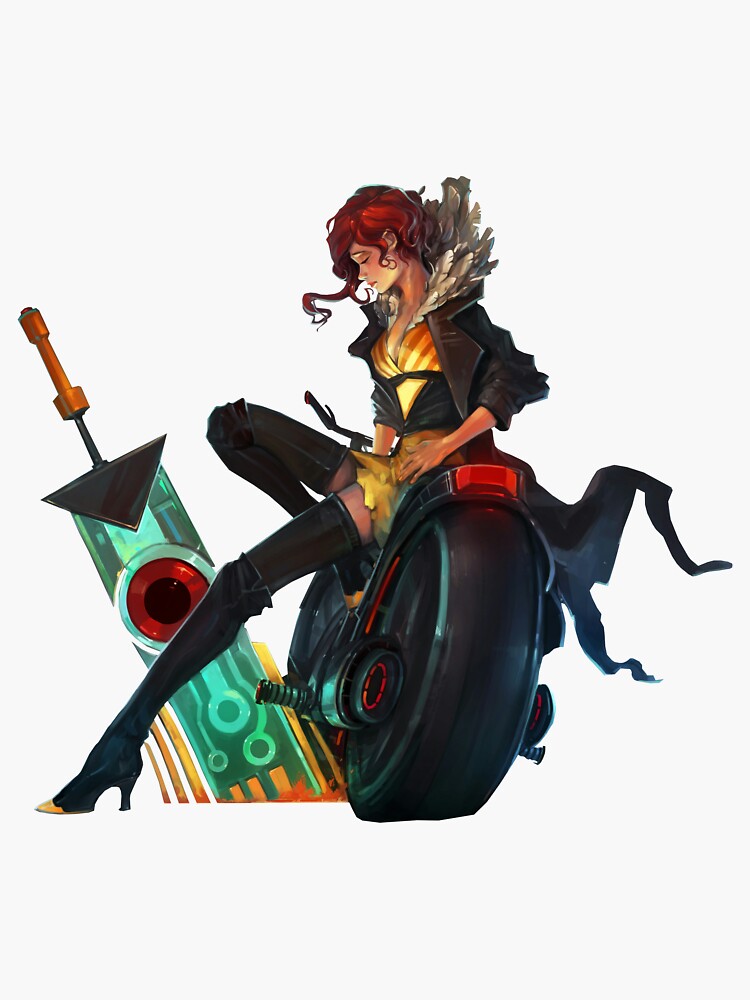 "Transistor Red" Sticker for Sale by cassiarose | Redbubble