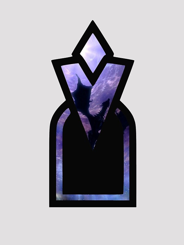 "Skyrim: Waypoint Icon Sovngarde Sky" by MattleeD | Redbubble
