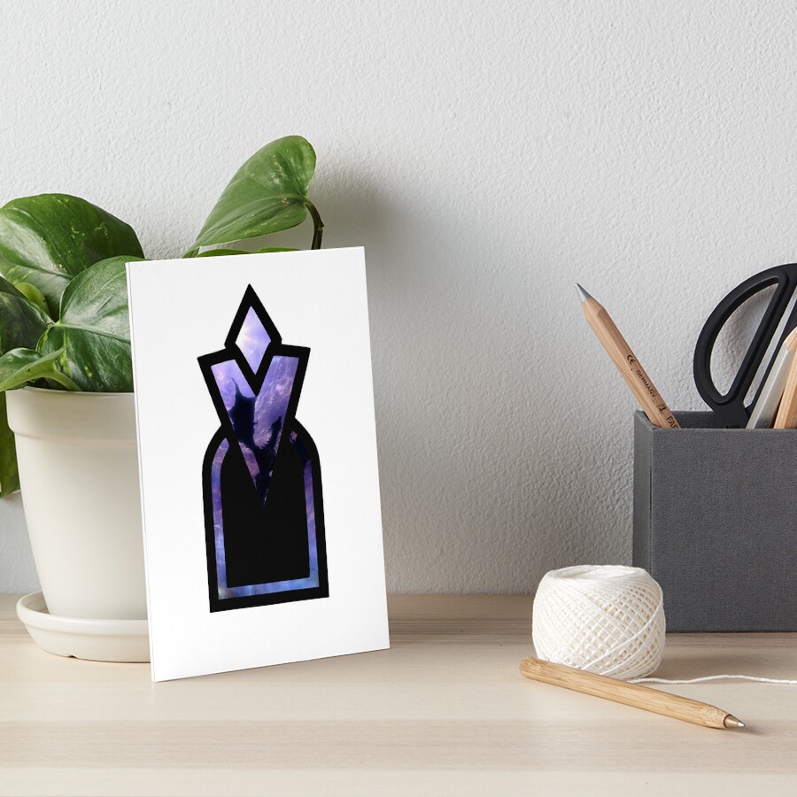 "Skyrim: Waypoint Icon Sovngarde Sky" Art Board Print for Sale by ...