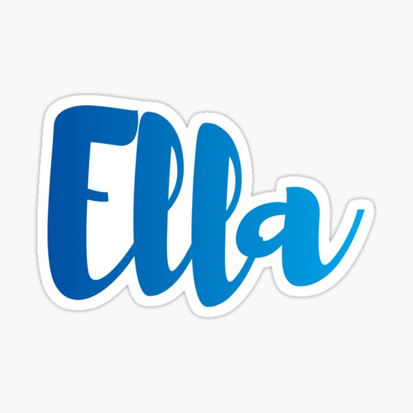 "Ella" Sticker for Sale by ampp | Redbubble