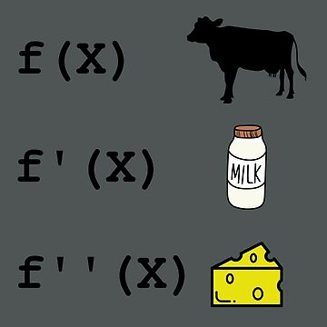 "Funny Derivative Analysis Mathematics Math Teacher" Sticker for Sale ...